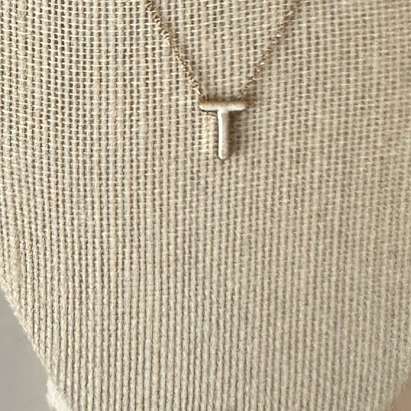Jewelry | Initial T Necklace Gold Plate New With Tag | Poshmark